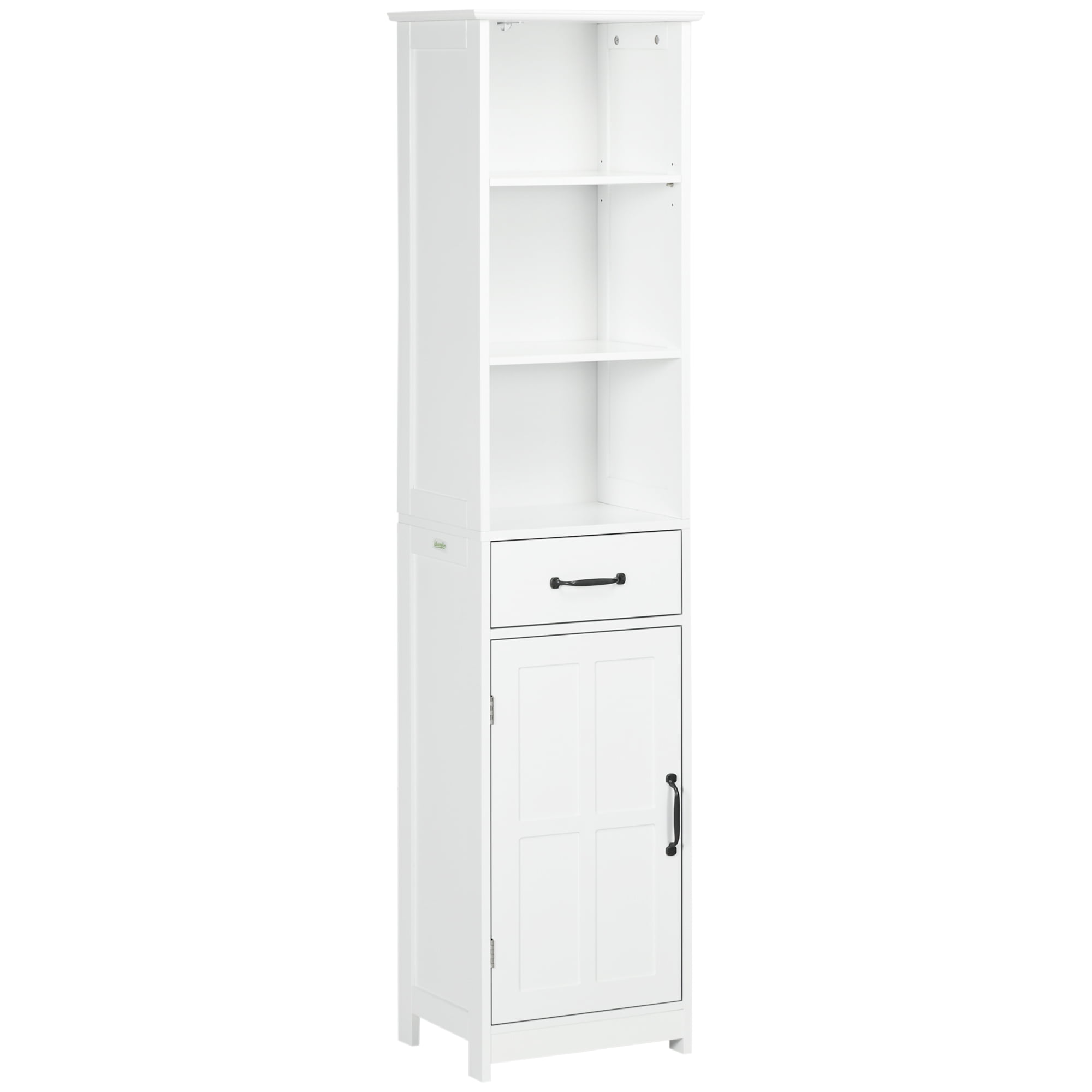 Click here for Kleankin Bathroom Storage Cabinet Linen Tower With... prices