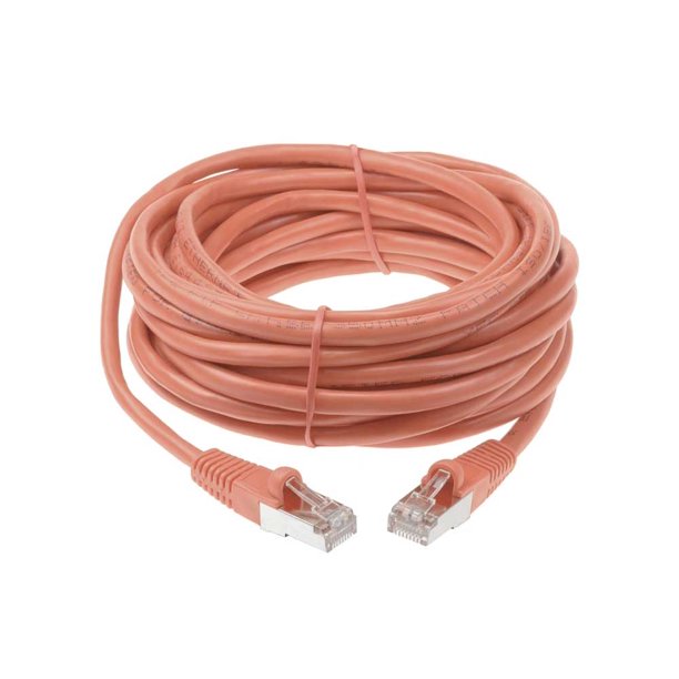 SF Cable Cat5e Shielded (STP) Ethernet Cable, 25 feet - Orange ...