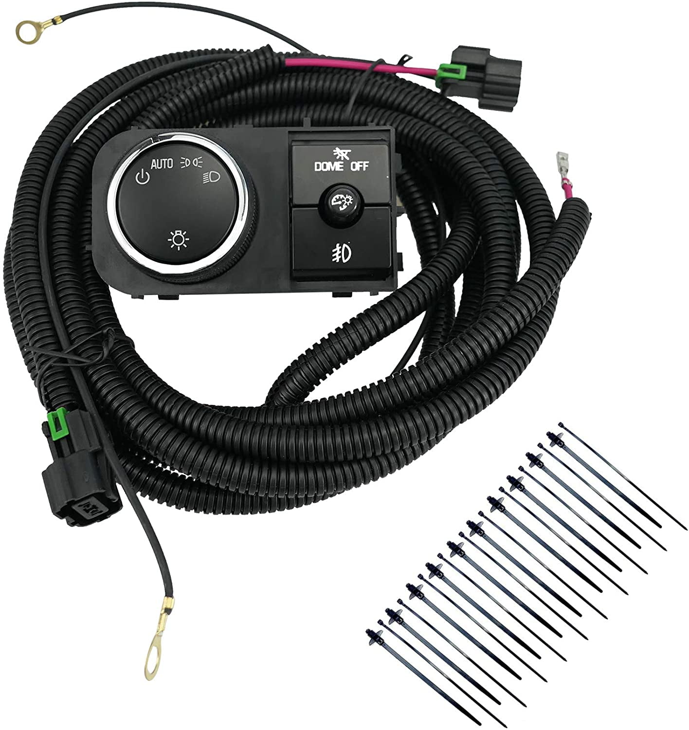 Fog Light Wiring Harness with Headlight Fog Light Switch Fit for ...