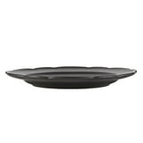 Beautiful Scallops Set of 4 Stoneware Dinner Plates Black by Drew ...