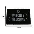 Witches Welcome Crescent Moon And Stars Coir Coconut Fiber Floor Mat ...
