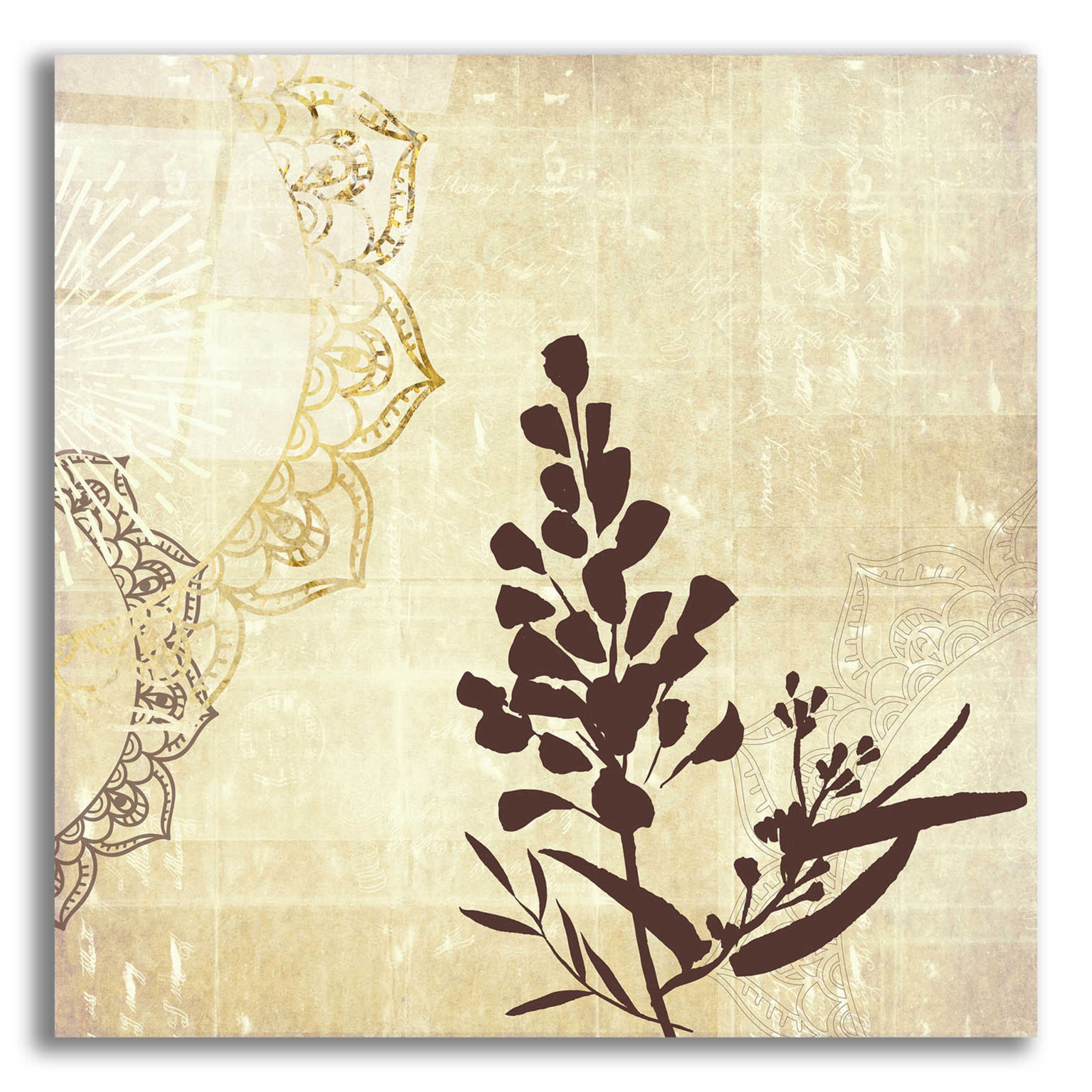 Epic Art 'Henna Highlights 2' by Louis Duncan-He, Acrylic Glass Wall ...
