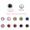 144pcs 9 colors Flower Sew on Rhinestones Glass Rhinestone Multi Strand ...