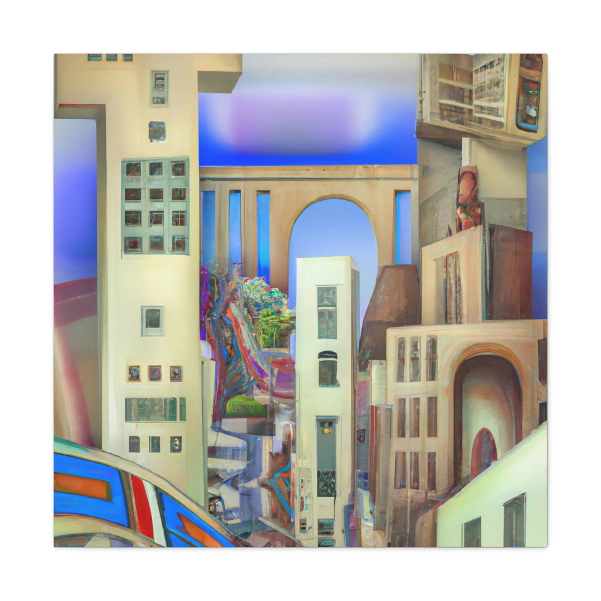 Art Deco Dreamscape - Canvas - Walmart.com