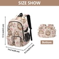 DIXRUYEE Cat Face Pattern Backpack for School 14”Laptop Compatible with ...