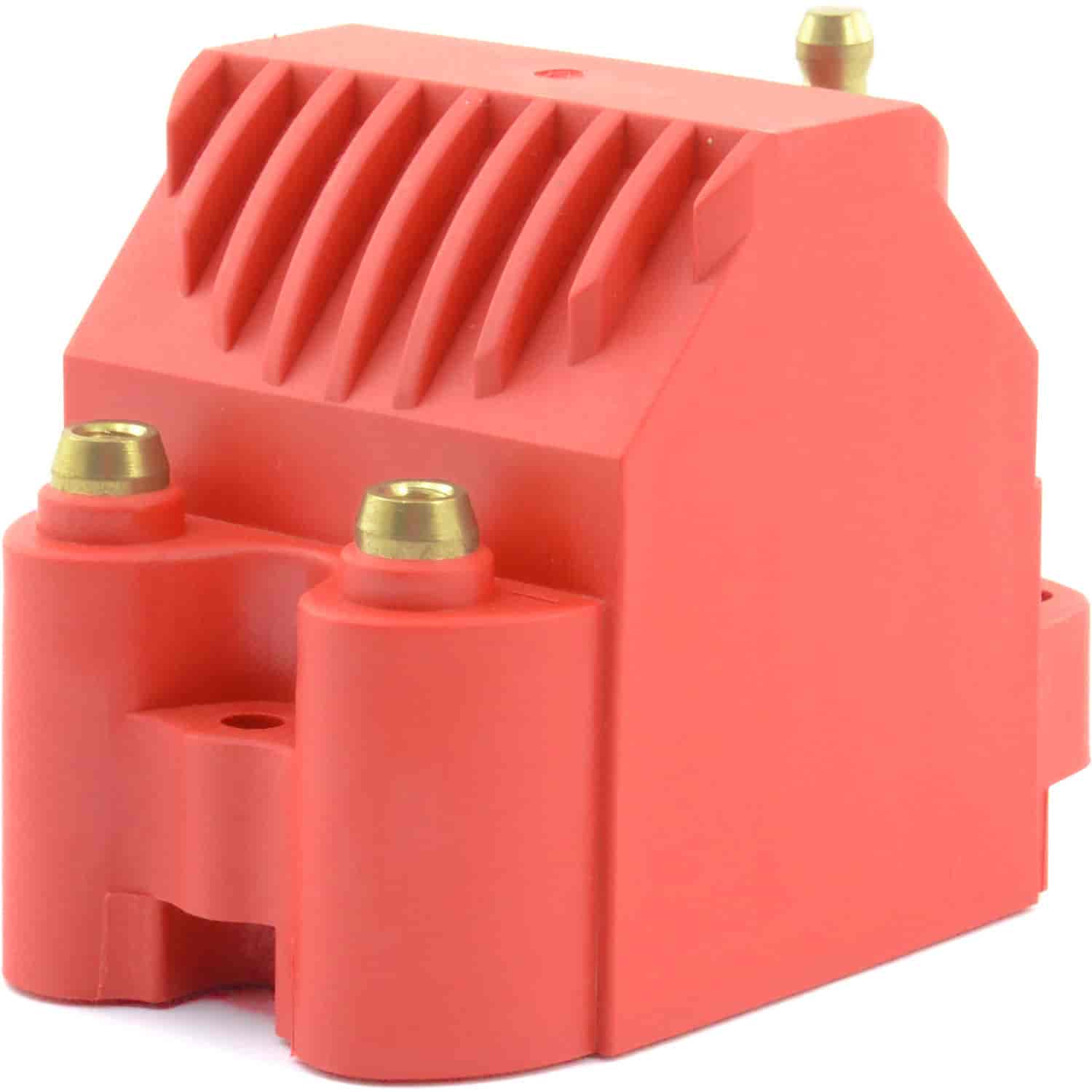 JEGS 40155 High-Output Ignition Coil For Electronic and CD Ignition ...