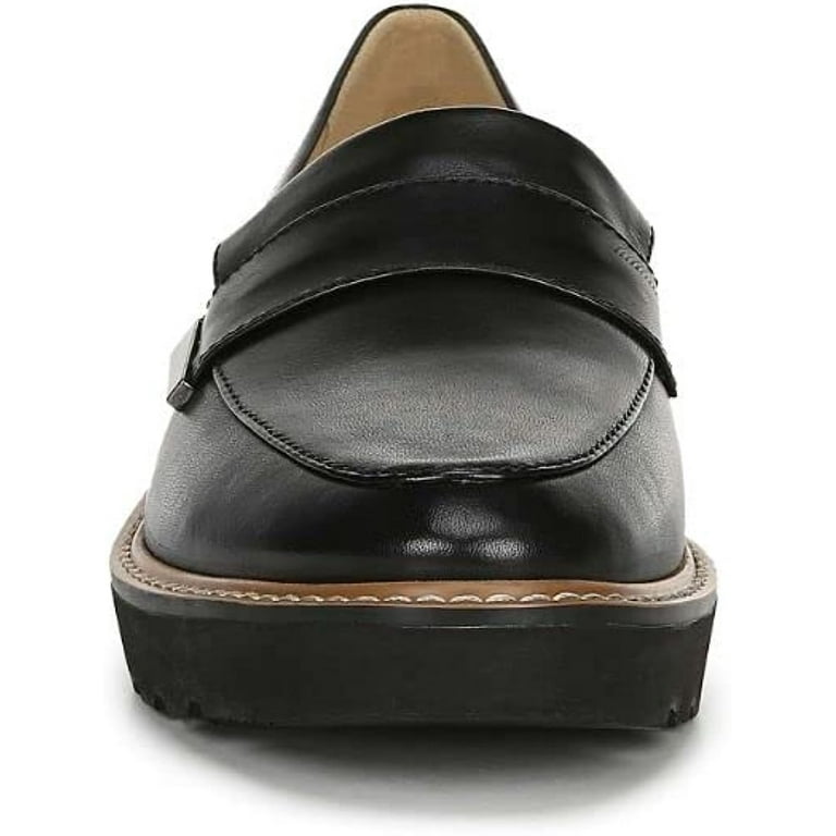 Naturalizer Adiline Women's Loafers & Slip-Ons Black Leather Size