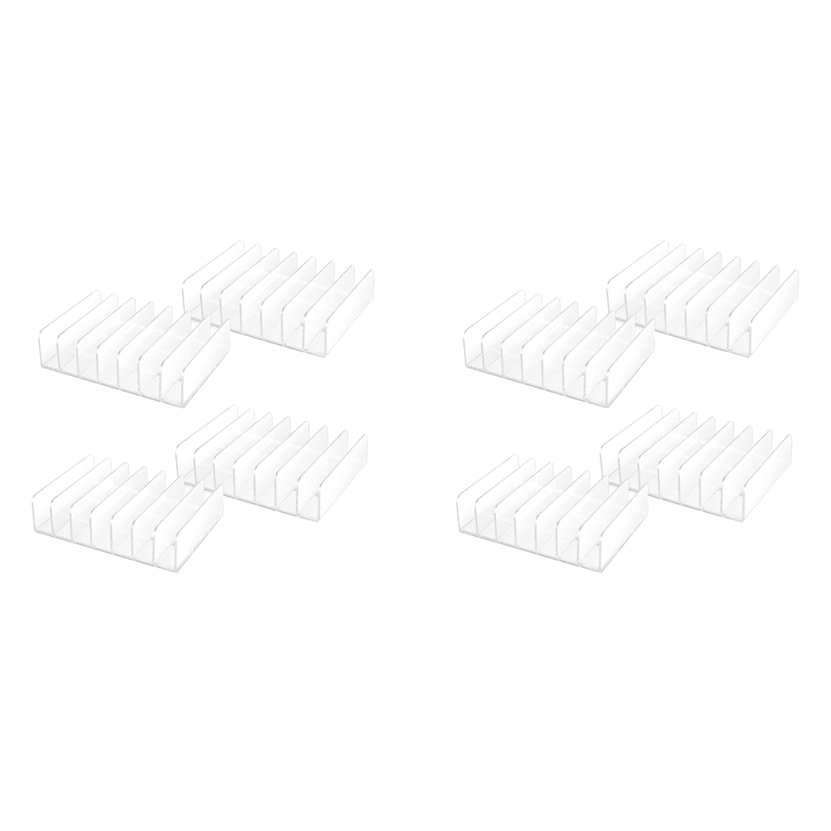 Click here for Unbranded 8 Pcs Clear Acrylic Cd Holder With Tacka... prices