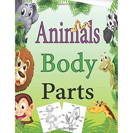 Animals Body Parts: Animal body parts coloring book for kids ...