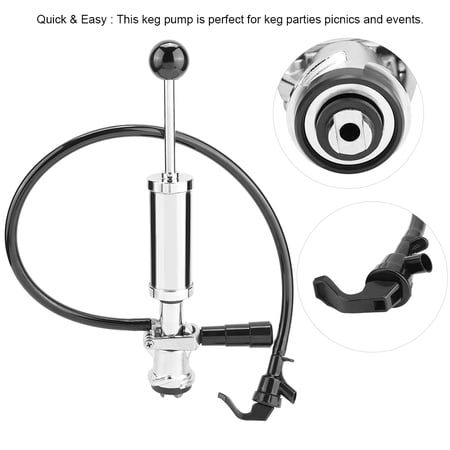 Heavy Duty Beer Keg Tap Pump Squeeze Trigger Draft Beer Picnic Tap ...