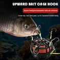 Reverse Bottom Bait Cage Fishing Hook, Automatic Flipping Fishing Rig ...
