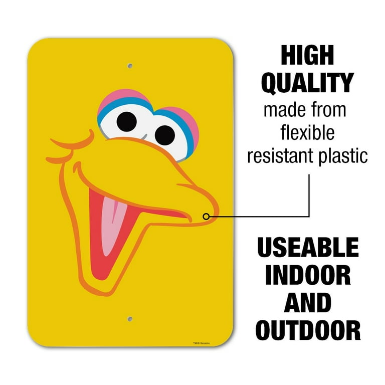 Sesame Street Big Bird Face Template
