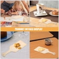 BESTYASH 10Pcs Small Wooden Cutting Board with Handle Sturdy Light ...