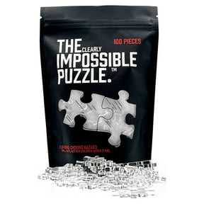 Clearly Impossible 200-Piece Clear Acrylic Jigsaw Puzzle for Adults ...