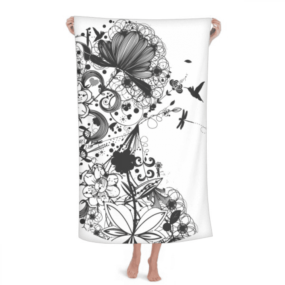 Click here for Unbranded Flower S Black White Art Grain Outline H... prices