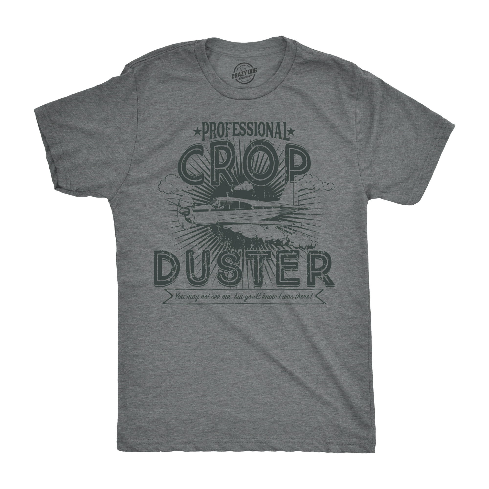 Click here for Crazy Dog T-Shirts Mens Professional Crop Duster T... prices