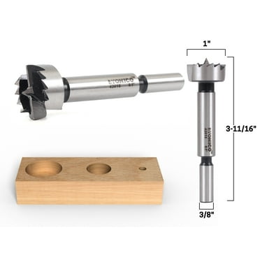 1-1/2 Inch Forstner Bit, BASYNOL Forstner Drill Bit for Wood by Round ...