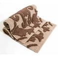 Chesapeake Iron Gate 2pc Linen & Chocolate Scroll Bath Rug Set (20"x32 ...