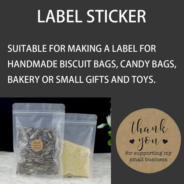 Paper Sealing Sticker Bakery Round sealing label decal; Sealing Label ...