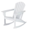 Portside Outdoor Poly Plastic Adirondack Rocking Chair - Walmart.com