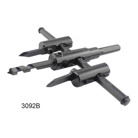 200/300mm Adjustable Wood Drywall Circle Hole Saw Cutter Plaster Board ...