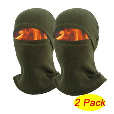 Full Face Fleece Mask - Balaclava Ski Mask - Extreme Cold Weather Face ...