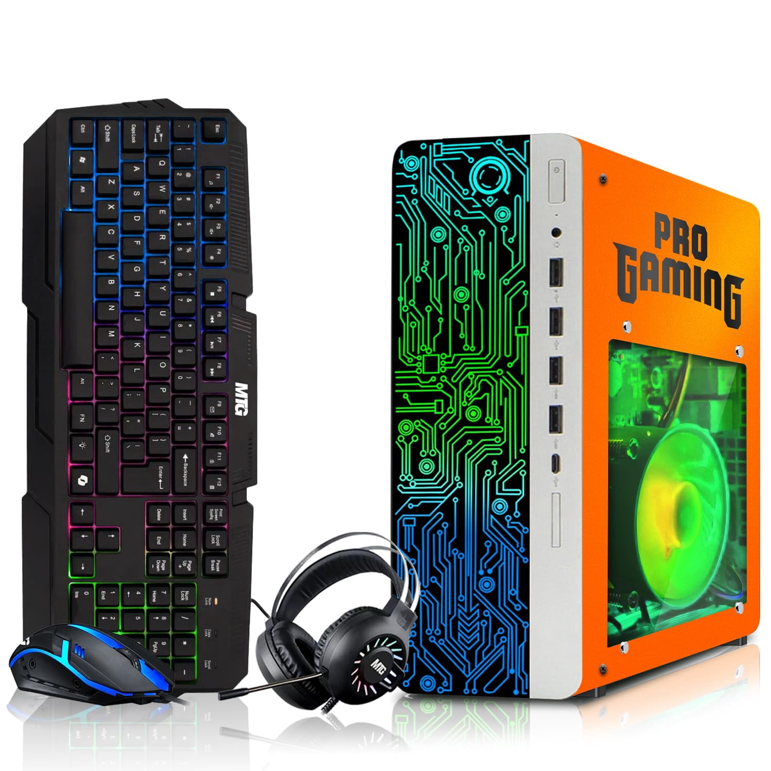 Restored HP G4 Gaming Desktop Computer PC Phoenix AMD A10-9700,16GB RAM ...