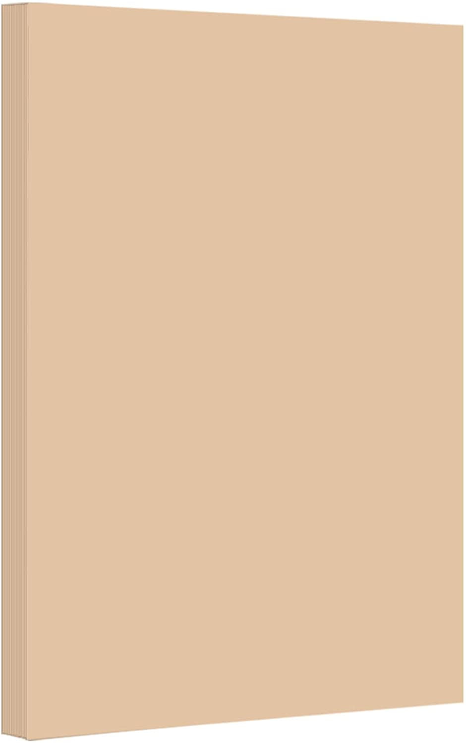 Tan Pastel Color Card Stock | 67Lb Cover Cardstock | 8.5" x 14" Inches ...
