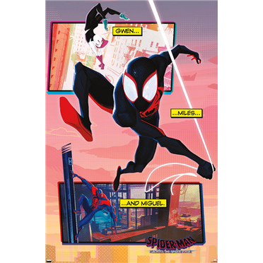 Marvel Spider-Man: Across The Spider-Verse - Group Wall Poster with ...
