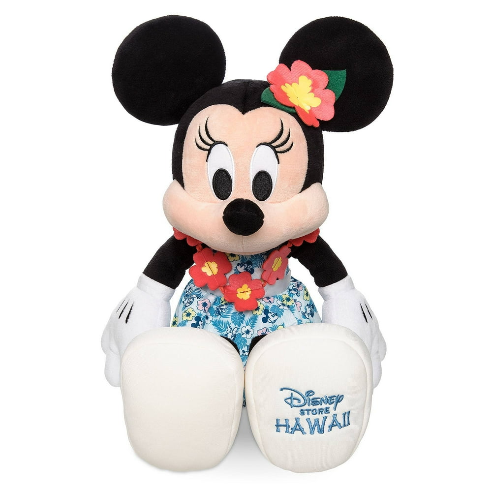 Disney Store Minnie Mouse Hawaii Plush New with Tag - Walmart.com ...