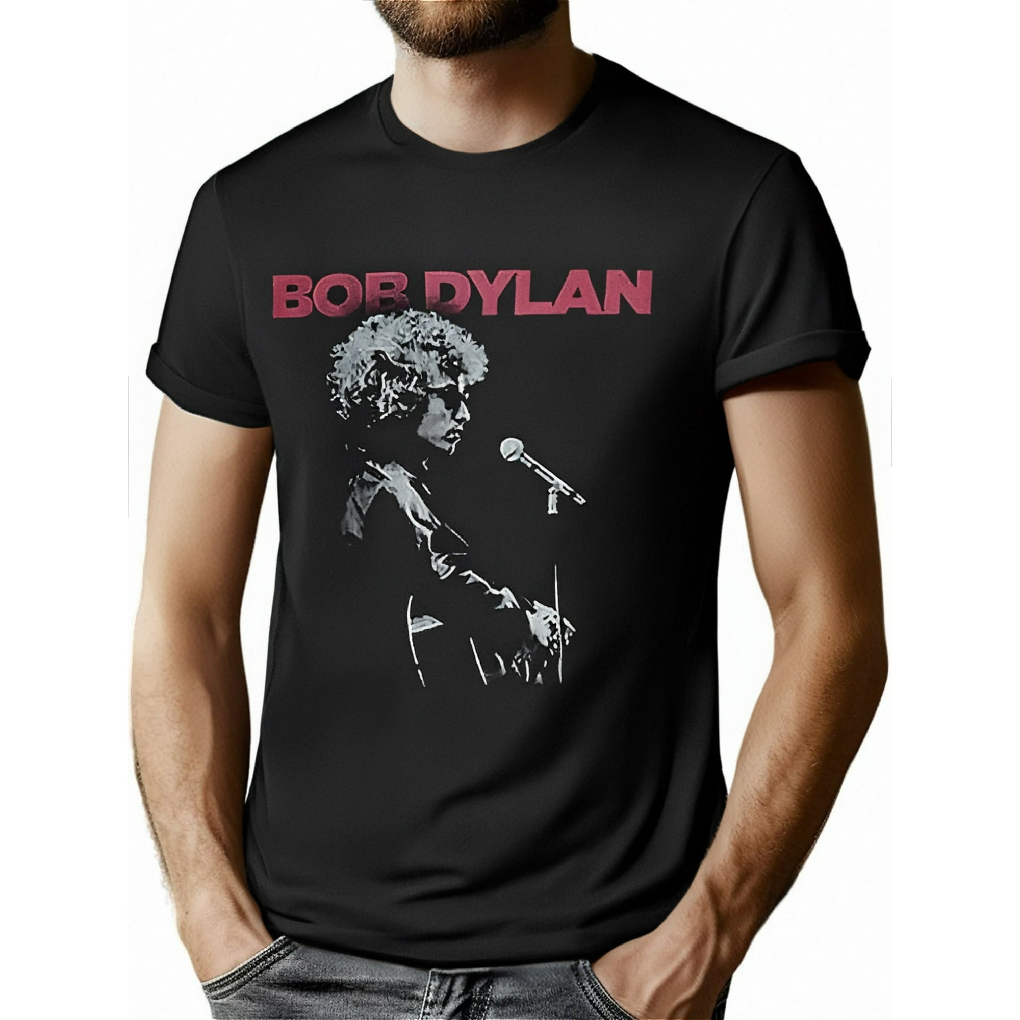 Click here for Generic Bob Dylan Graphic Print T-Shirt  100 Cotto... prices