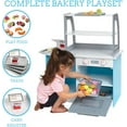 Svan Wooden Bakery Playset Pretend Stand for Kids- 25 Piece Bake Shop ...