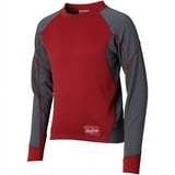 Rawlings Youth Dugout Fleece Pullover | Cardinal | SML - Walmart.com