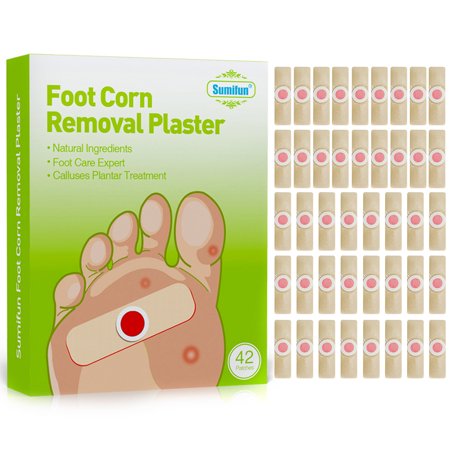 Jinnoda 42pcs Medical Corn Stickers Foot Corn Removal Warts Thorn Feet ...