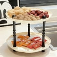 Double Round Plastic Storage Plates for Candy, Snacks, and Small Items ...