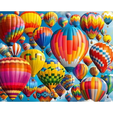 Floating Felines Hot Air Balloon Puzzle | 1000 Piece Jigsaw Puzzle ...