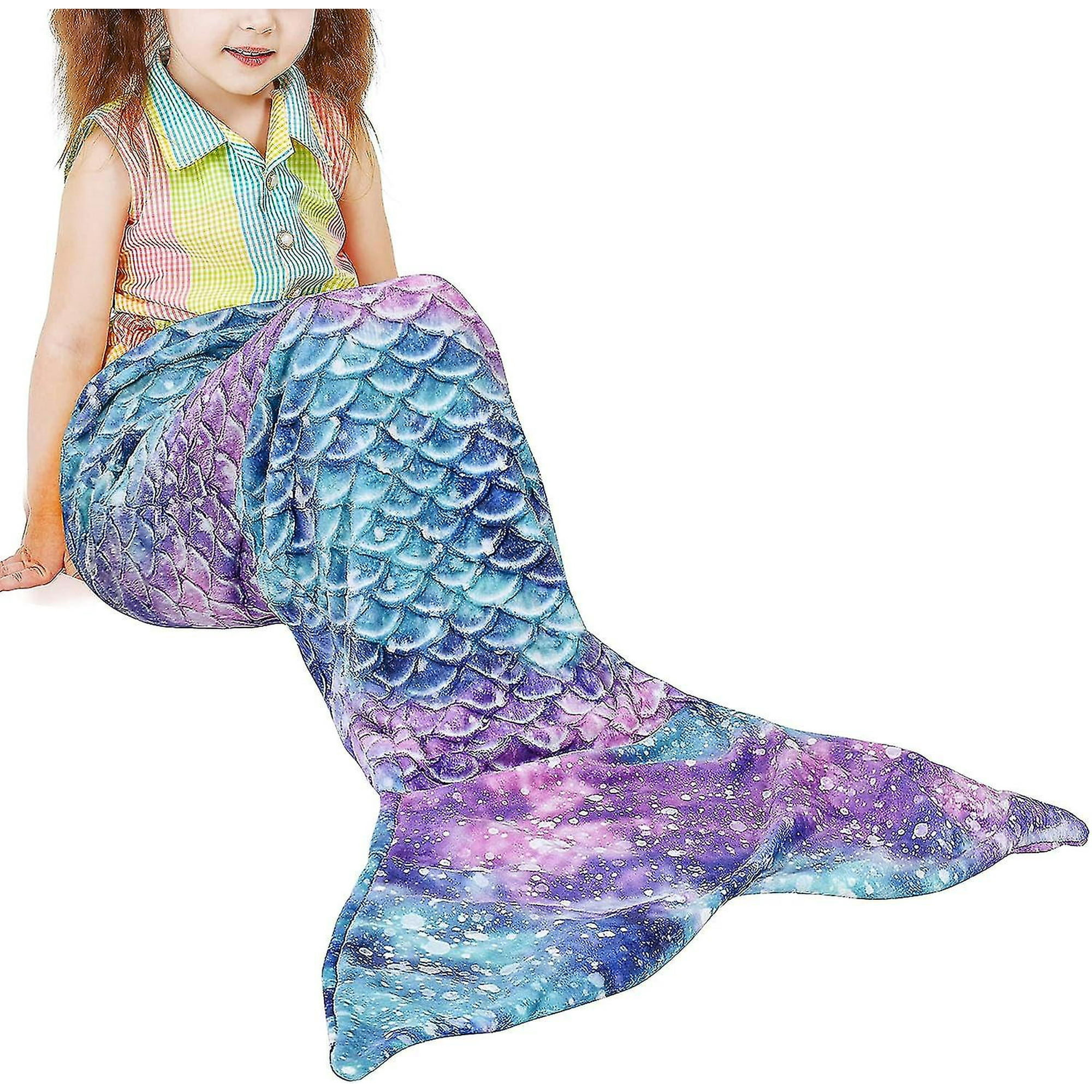 Click here for Geecy 150x50cm Mermaid Tail Blanket For Kids  Soft... prices