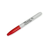 Sharpie Permanent Markers, Fine Point, Red, 12 Count - Walmart.com