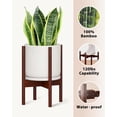Adjustable Plant Stand Indoor, Bamboo Plant Stand Fits 8 9 10 11 12 ...