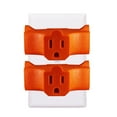 Uninex T-shape Triple (3) Outlet Heavy Duty Grounded Wall Plug Tap ...