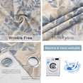 Blue Yellow Botanical Blackout Curtains for Bedroom/Living Room ...