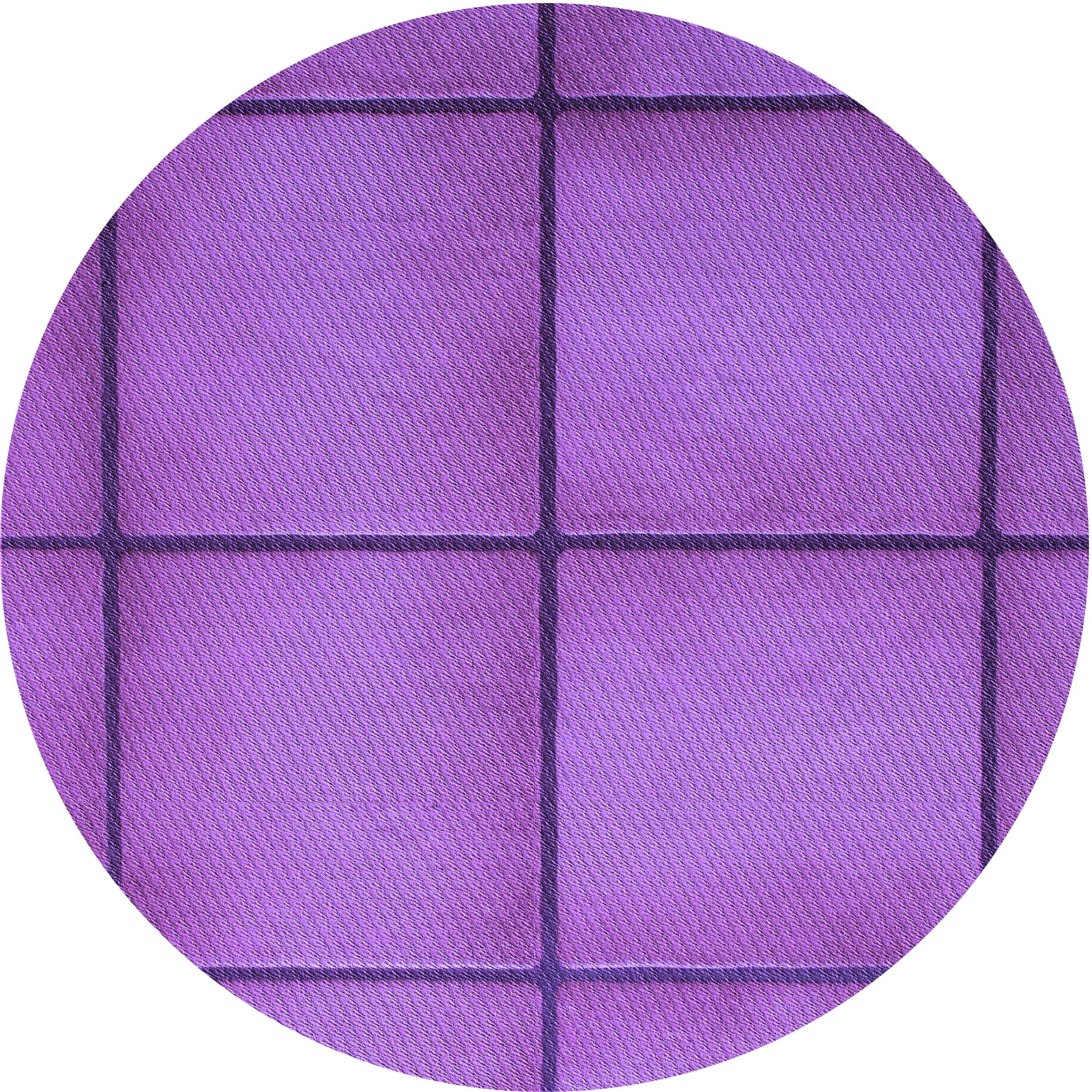 Ahgly Company Machine Washable Indoor Round Transitional Heliotrope ...
