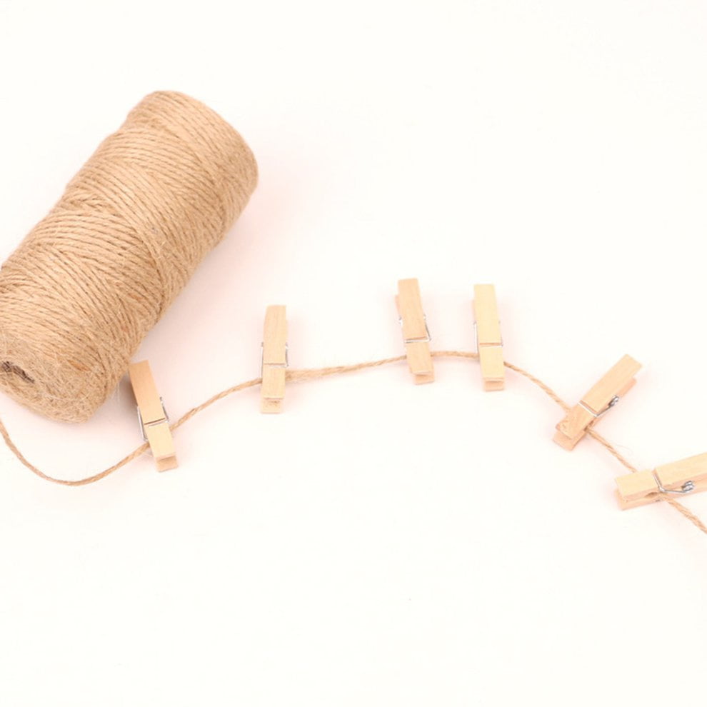 CAYU 100 Meters Natural Jute Twine Burlap String Hemp Rope Wedding Gift ...