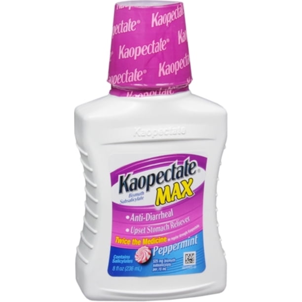 Kaopectate Extra Strength Liquid Peppermint, 8 oz (Pack of 2) - Walmart ...