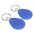 100 Pieces RFID Key Fob Keychain Readable Door Access Control Token ...