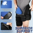 Beister Hip And Thigh Brace Support With 5 Elastic Strips Hamstring Compression Sleeve For Men