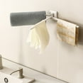 Rotating Towel Rack Without Punching, Bathroom Towel Hanging Storage ...