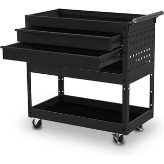 Whitmor Deluxe Utility Cart Black - Walmart.com