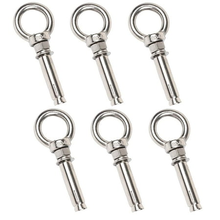 Lifting Ring Bolt 6 Pieces 304 Stainless Steel Eye Bolts Stainless ...