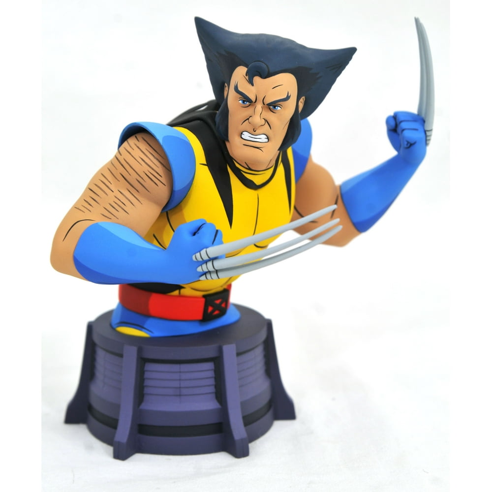 Marvel Animated X-Men Unmasked Wolverine – Diamond Select 6” Resin Bust ...